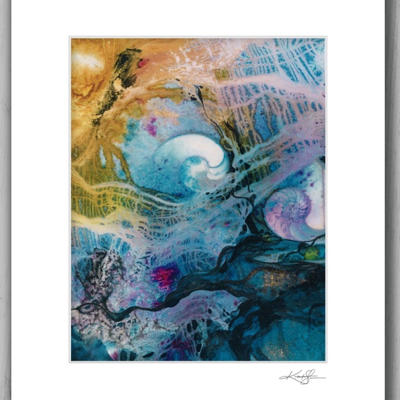 Kathy Morton Stanion | Art | Sea Shell Nautilus Shells Art Print | Poshmark